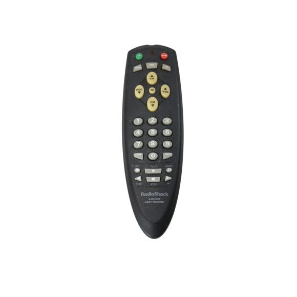 Radio Shack | Other | Radio Shack 3 In One Easy Remote 5 1931 Tv Vcr ...
